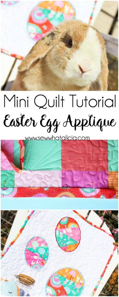 Easter Mini Quilt Tutorial - Sew What, Alicia?