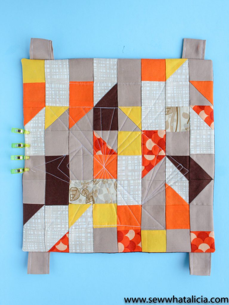 Fall Quilt Block Door Hanging Tutorial - Sew What, Alicia?